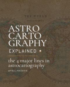 Astrocartography Explained: The Major Astrocartography Lines ...